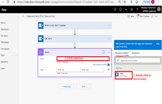 Create And Format Html Table Using Microsoft Flow